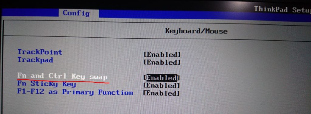 ThinkPadのキーボード設定変更(FnとCtrlキーの入替え、FnとFunctionキーの挙動の入替え)手順 | LifeKeyNotes